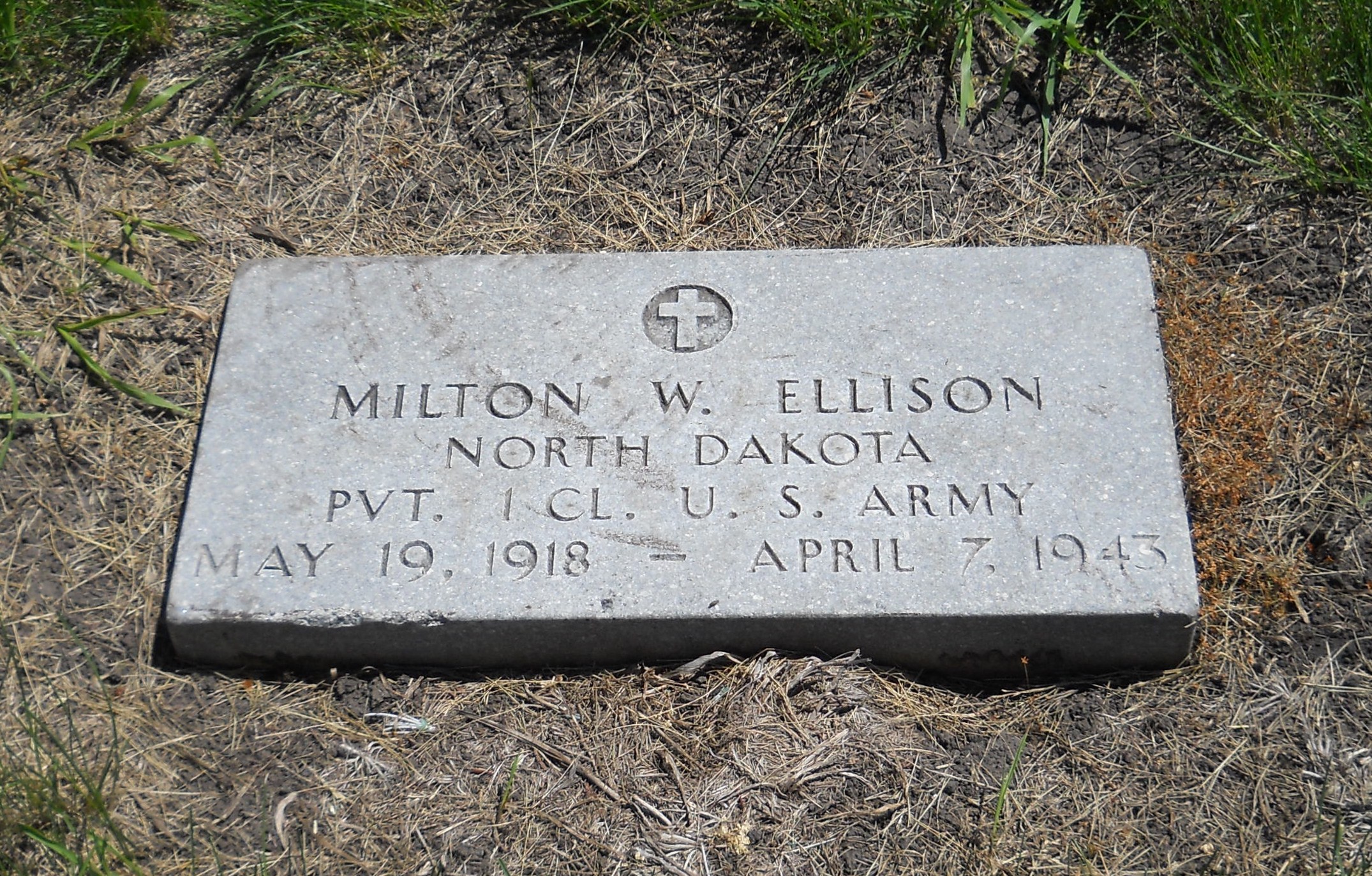 Milton W. Ellison | ND Department of Veterans Affairs